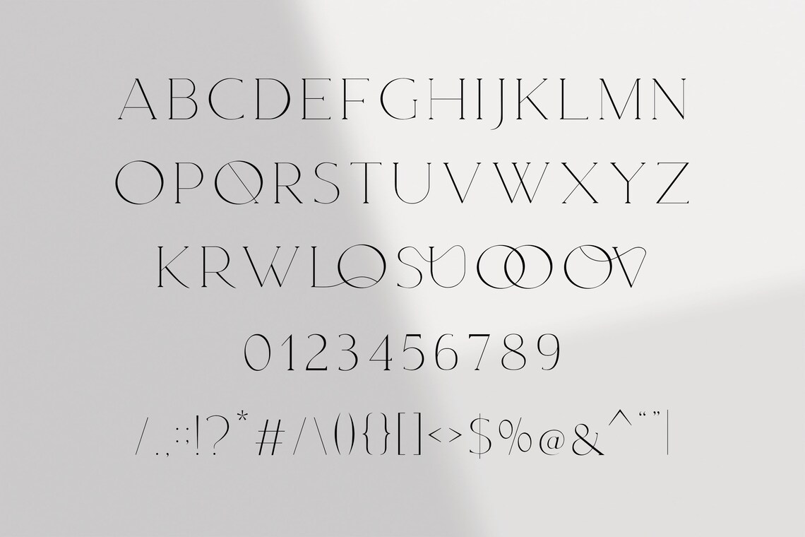 Magnolia Modern Serif Elegant Luxury Font Delicate | Etsy
