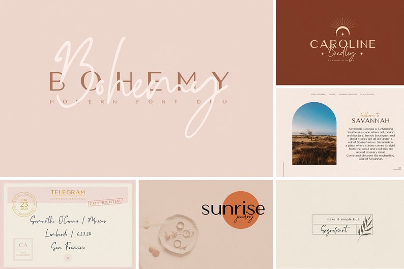 Modern Font Bundle for Commercial Use Bestseller Fonts - Etsy