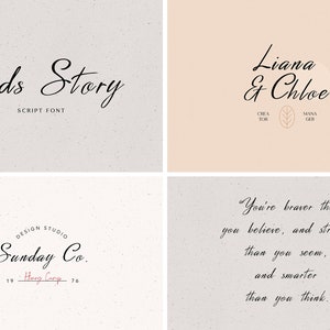 The Font Bundle, Script Font Collection, Handwritten Typography ...