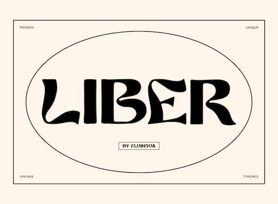 Modern Retro Font Vintage Font Retro Typeface - Etsy