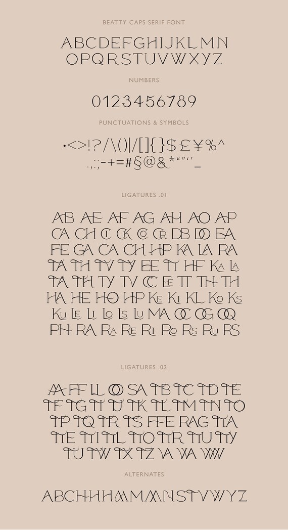 Classy Fonts Numbers