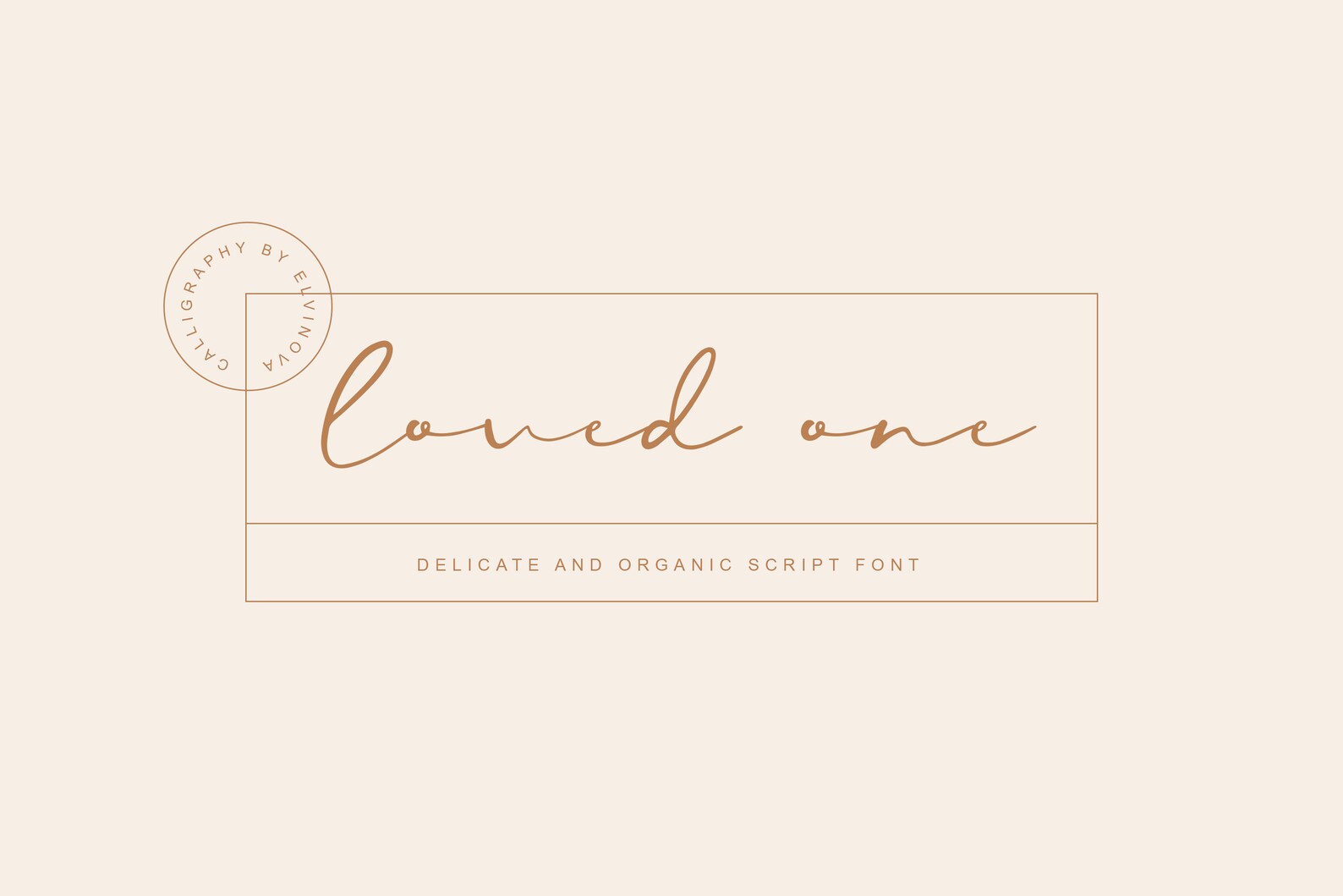 Delicate Script Font Elegant Calligraphy Font Organic - Etsy