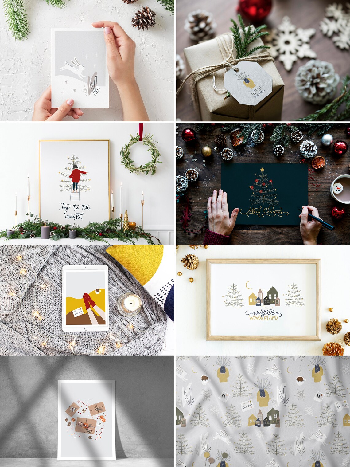 Winter Graphic Bundle Christmas Clipart Bundle Winter Quotes - Etsy