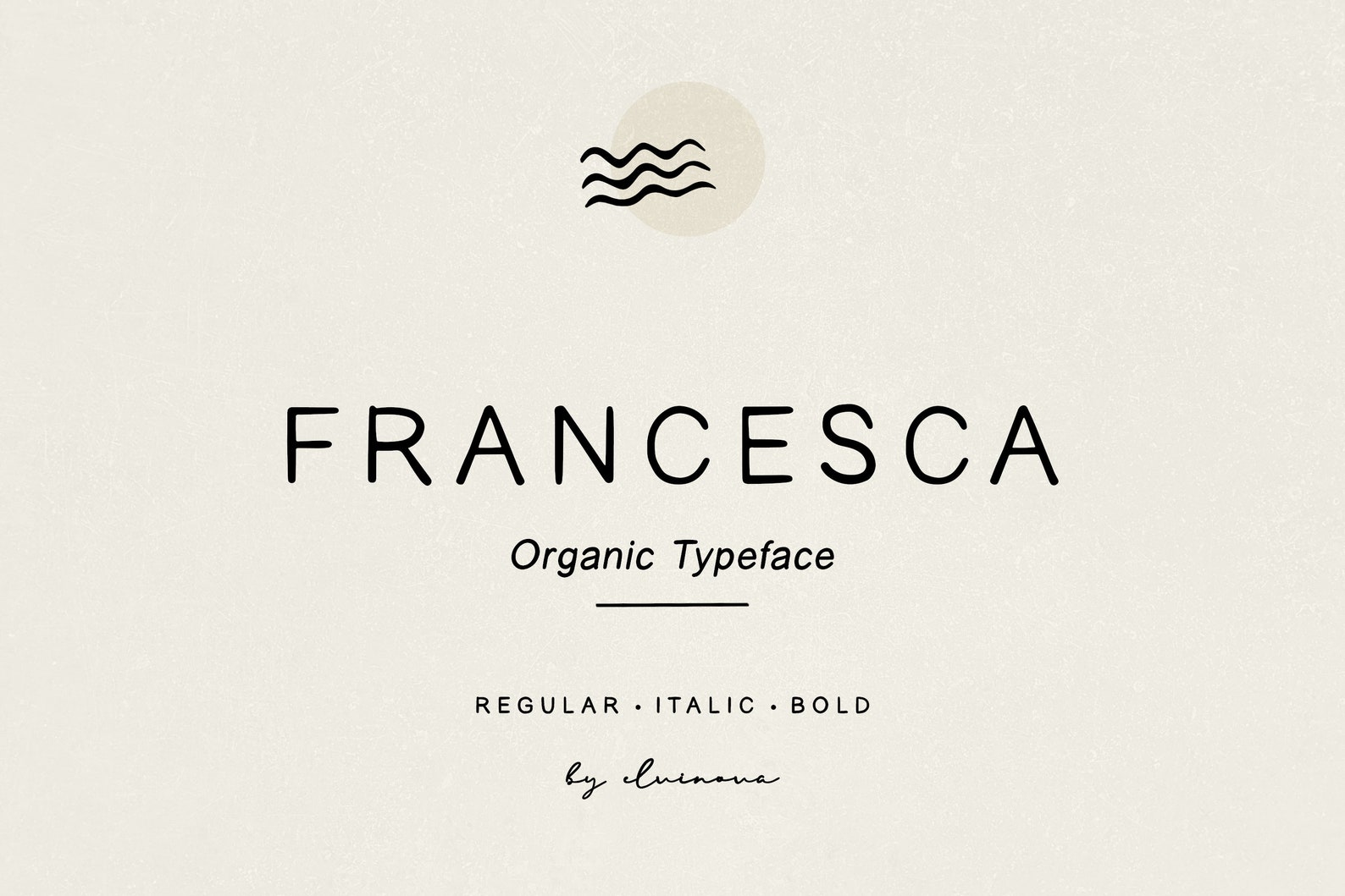 Francesca Handlettered Sans, Sweet Handwritten Font, Organic Rustic ...