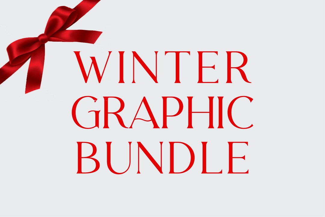 Winter Graphic Bundle, Christmas Clipart Bundle, Winter Quotes Bundle ...