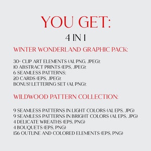Winter Graphic Bundle, Christmas Clipart Bundle, Winter Quotes Bundle ...