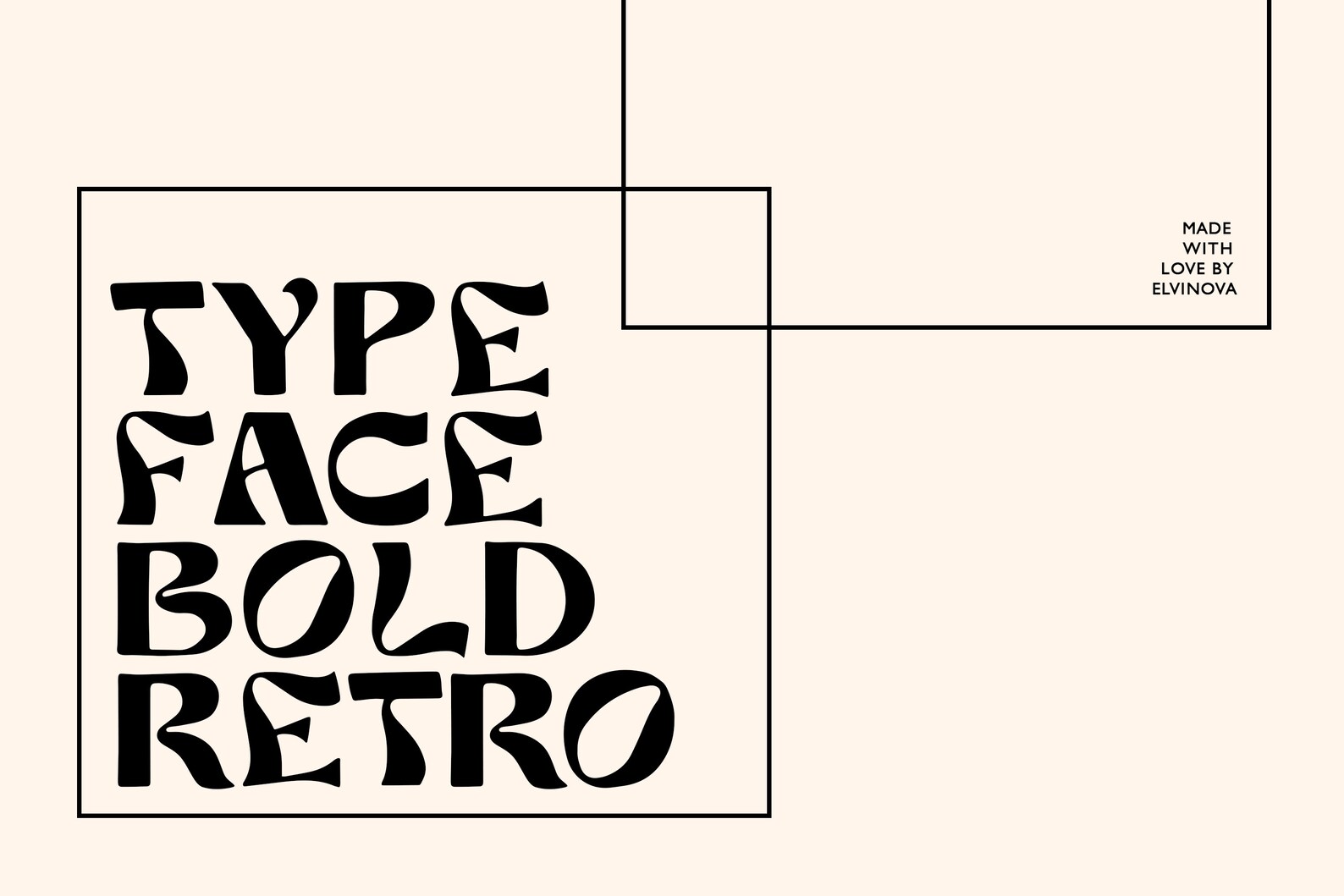 Modern Retro Font Vintage Font Retro Typeface - Etsy