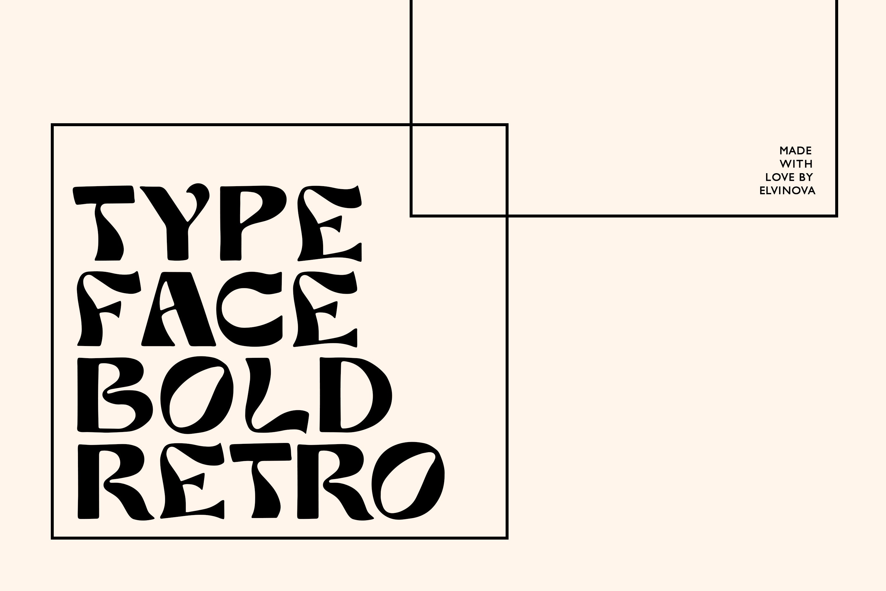 Modern Retro Font Vintage Font Retro Typeface - Etsy