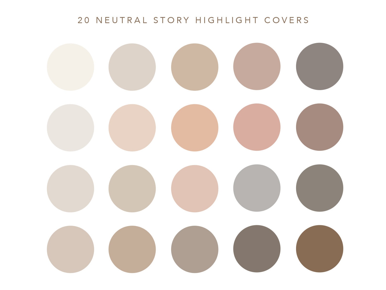Minimalist Instagram Highlight Covers Neutral Instagram Story | Etsy