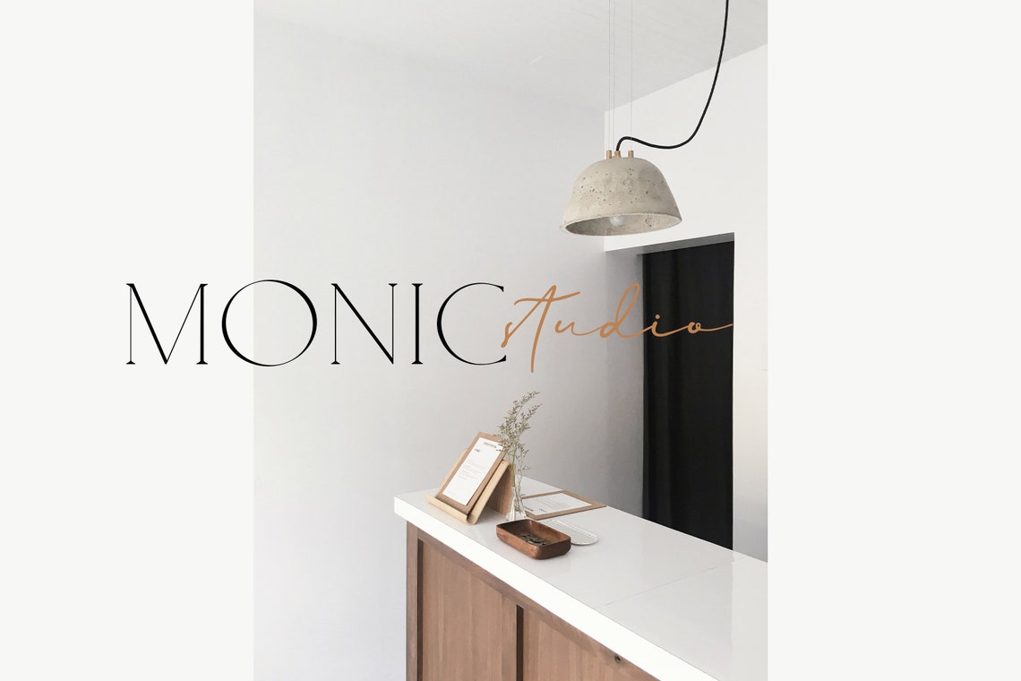 Delicate Script Font Elegant Calligraphy Font Organic - Etsy