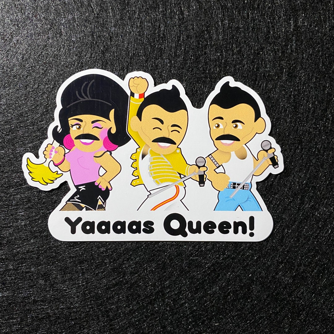 Freddie Mercury "yaaaas Queen!" Magnet - Etsy