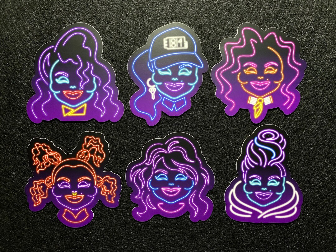 Janet Jackson "neon Eras" Vinyl Stickers - Etsy