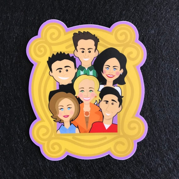 FRIENDS TV Show Vinyl Sticker | Etsy