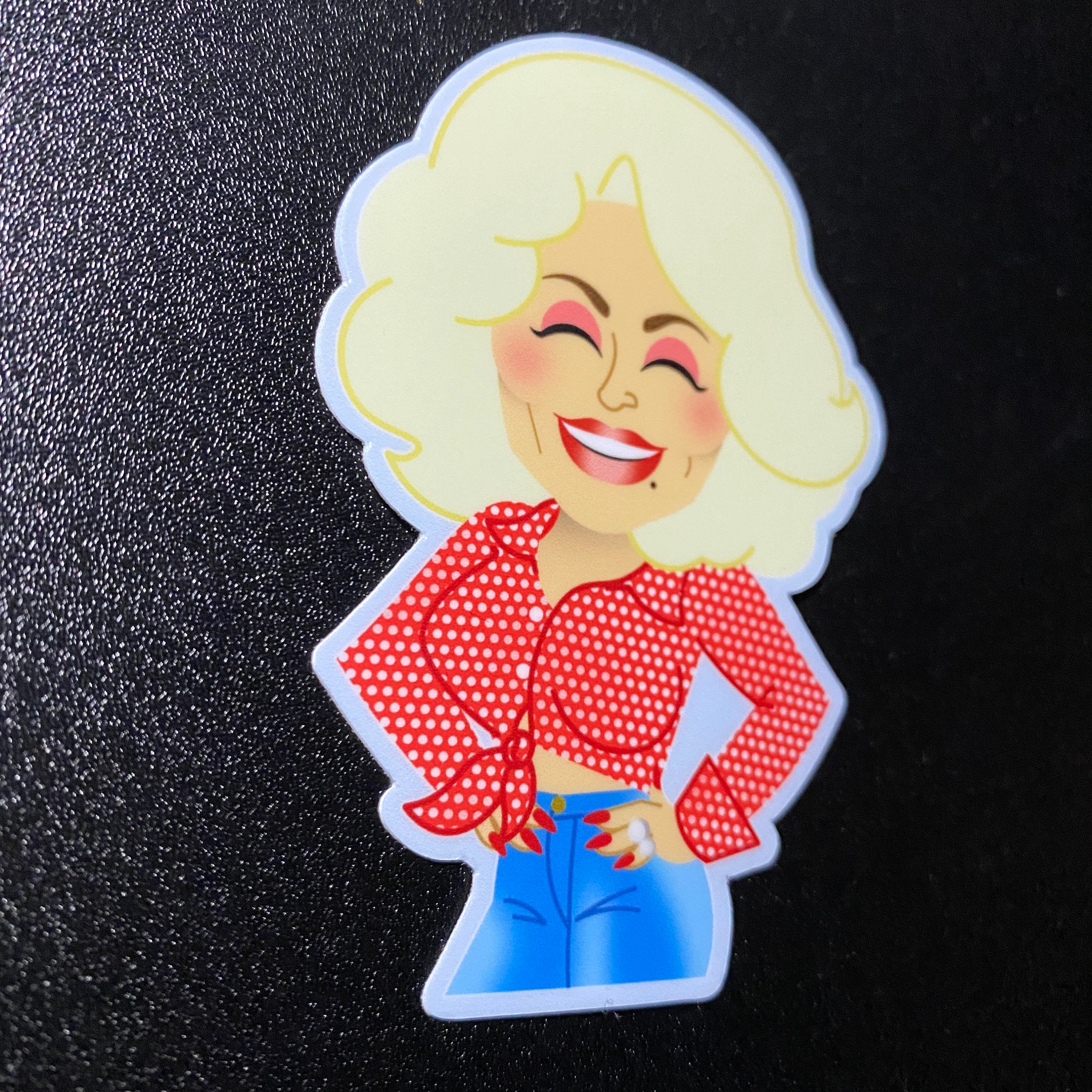 Dolly Parton Vinyl Sticker - Etsy