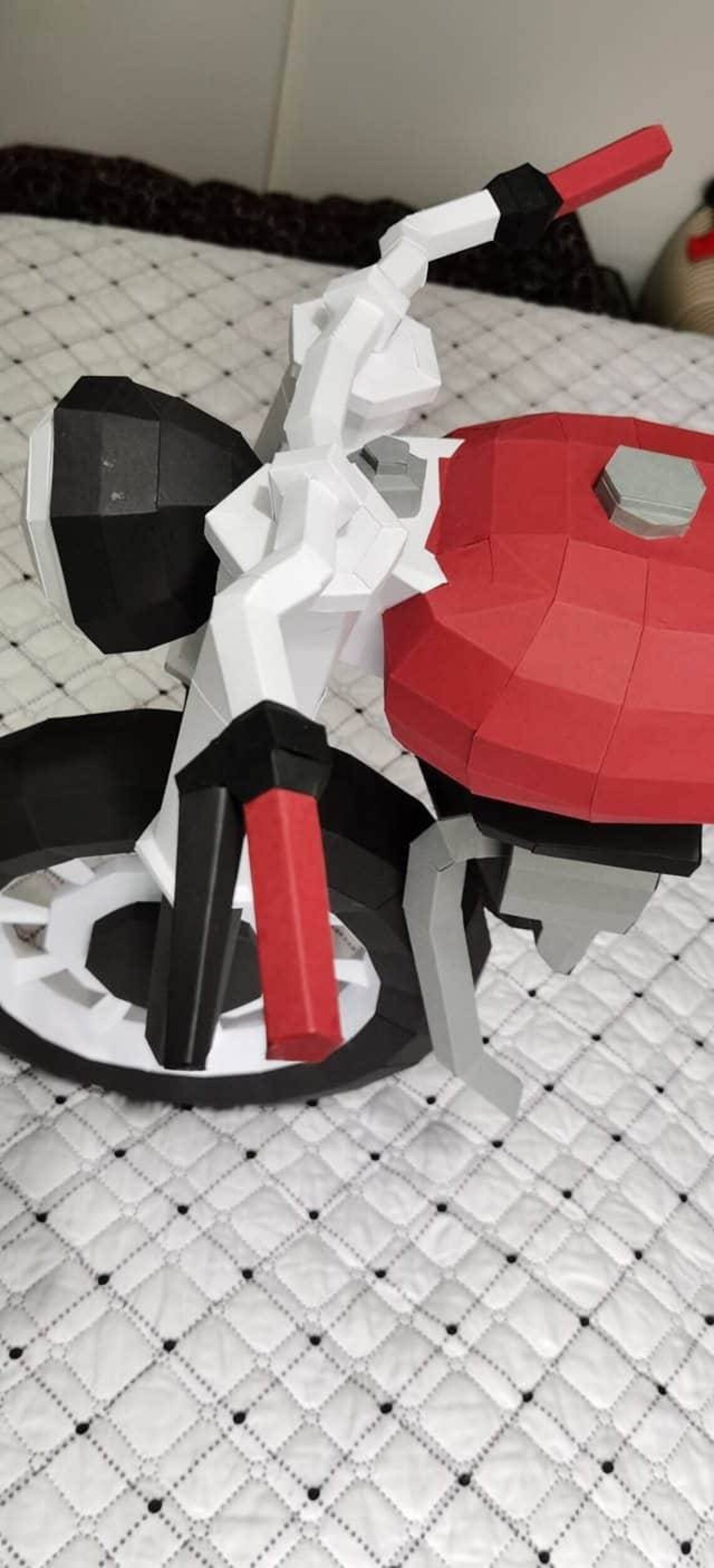 Honda Motorcycle Papercraft, Moto Honda En Papel, Motocicleta En Papel ...