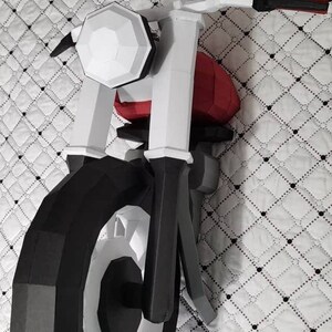 Honda Motorcycle Papercraft, Moto Honda En Papel, Motocicleta En Papel ...