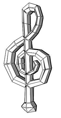 Papercraft Musical Notes, Papercraft, Decora Tu Cuarto, PDF, DIY ...