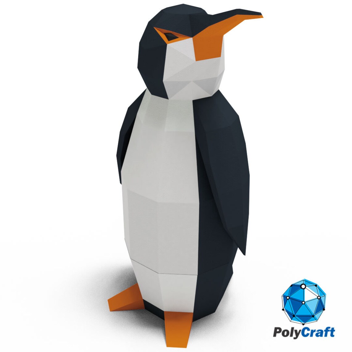 Papercraft Penguin, Gift Box for Wine, PDF Template,diy, Pepakura ...