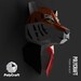 Papercraft Tiger, 3D Paper Model, PDF Tiger in Suit Template, Low Poly ...