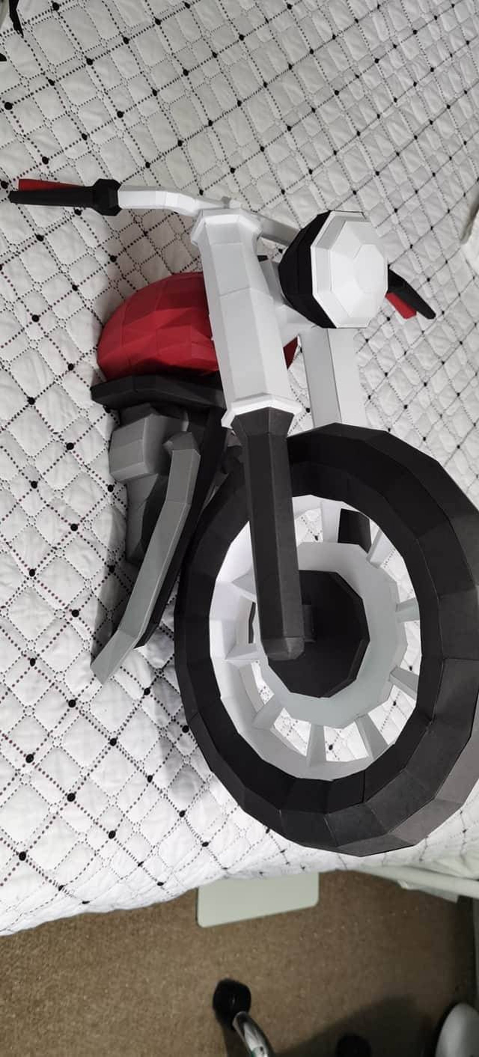 Honda Motorcycle Papercraft, Moto Honda En Papel, Motocicleta En Papel ...