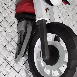 Honda Motorcycle Papercraft, Moto Honda En Papel, Motocicleta En Papel ...