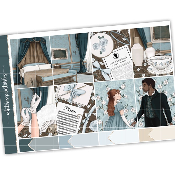 Bridgerton Planner Stickers - Etsy