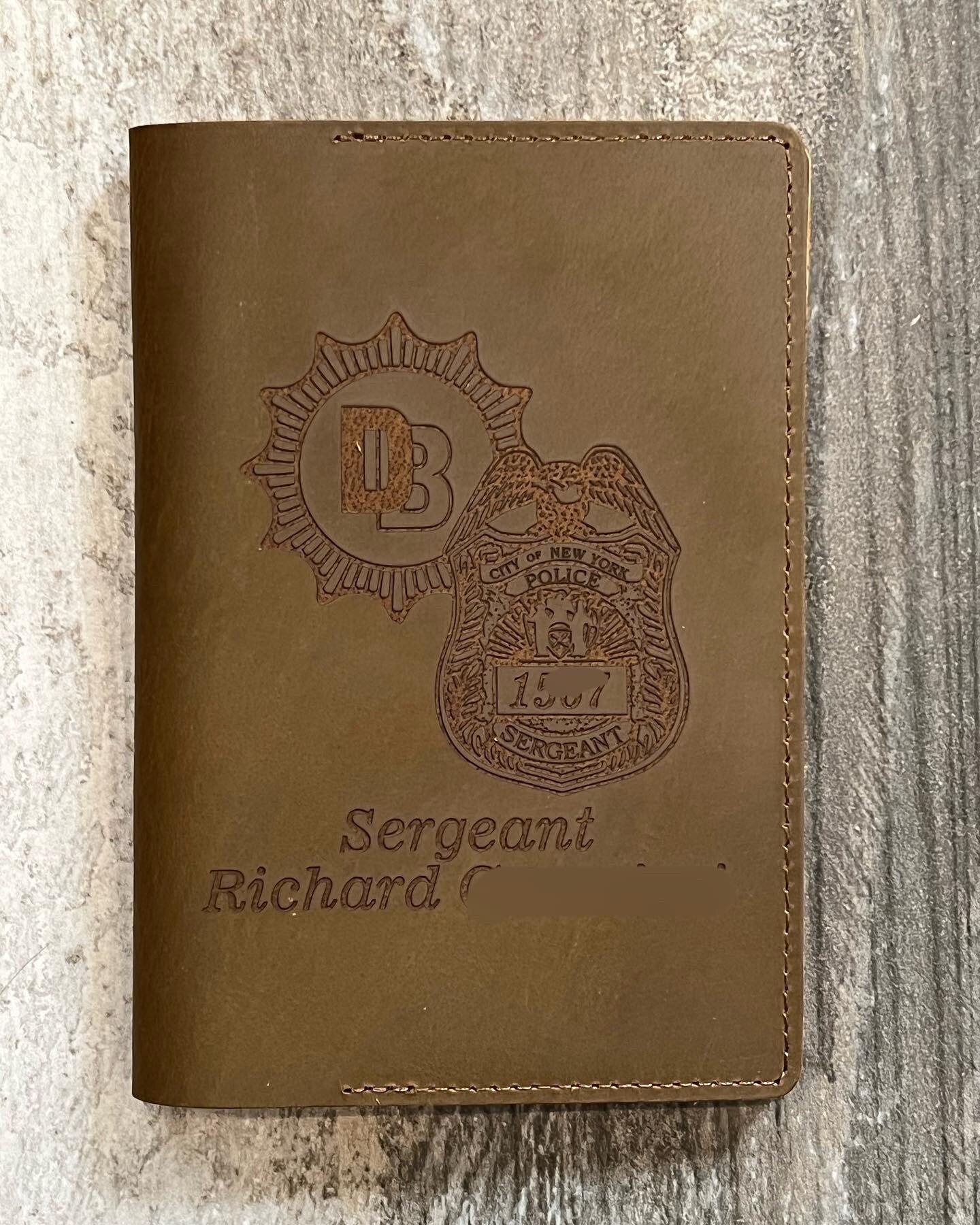 Police Fire Military Graphic Leather Pocket Notepad Cover - Etsy