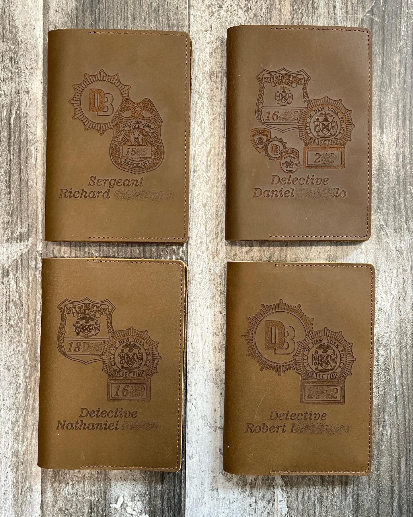 Police Fire Military Graphic Leather Pocket Notepad Cover - Etsy