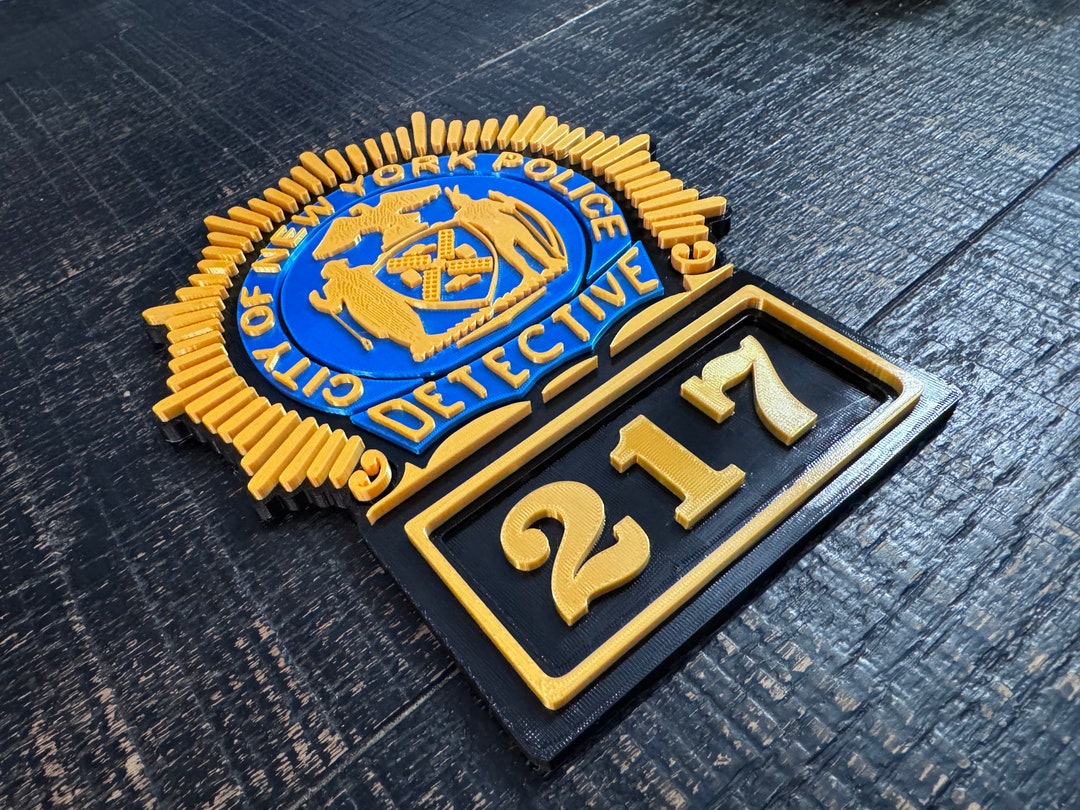 3D Printed Police Fire Shields and Badges - Etsy