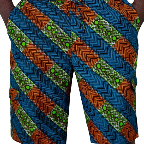 African Print Shorts - Etsy