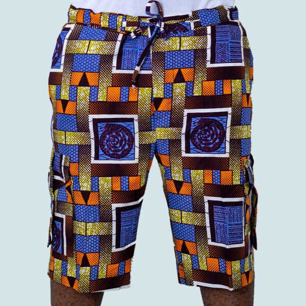 African Print Shorts - Etsy