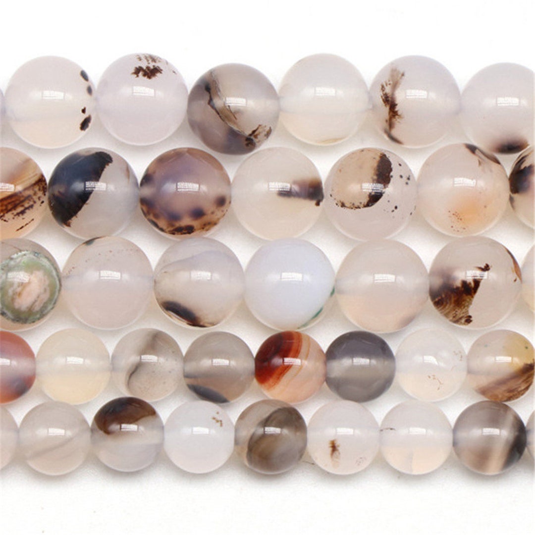4mm-12mm Natural Smooth And Round Agate Cuentas,al por mayor Agate ...
