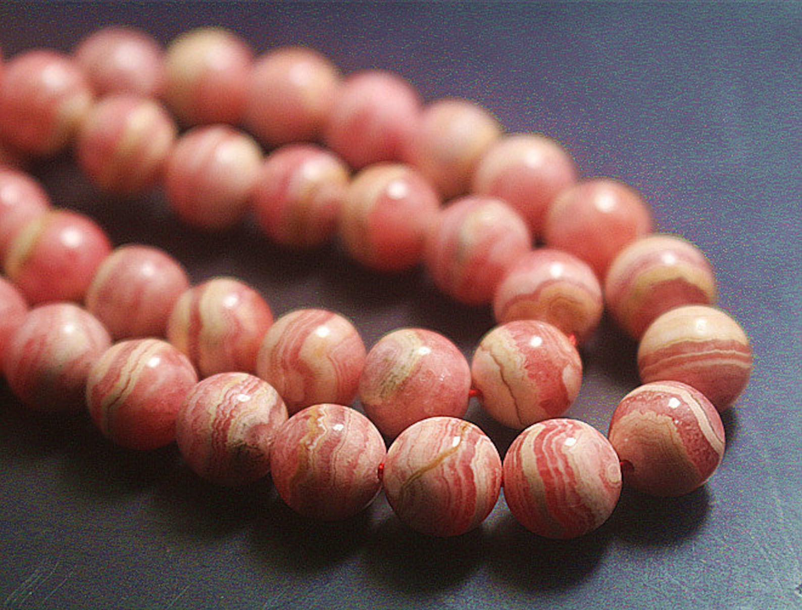Natural Rhodochrosite beads AAA Rhodochrosite beads Gemstone | Etsy