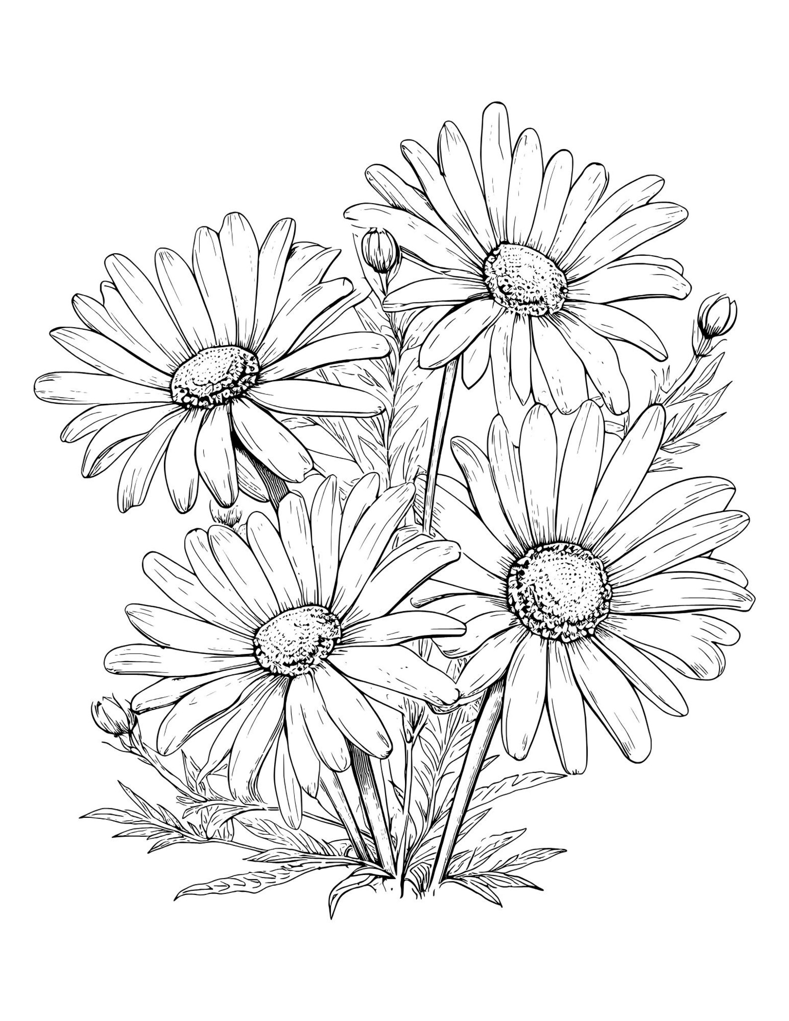 100 Floral Mandala Coloring Pages: Stress Relief Art (PDF Printable) - Etsy