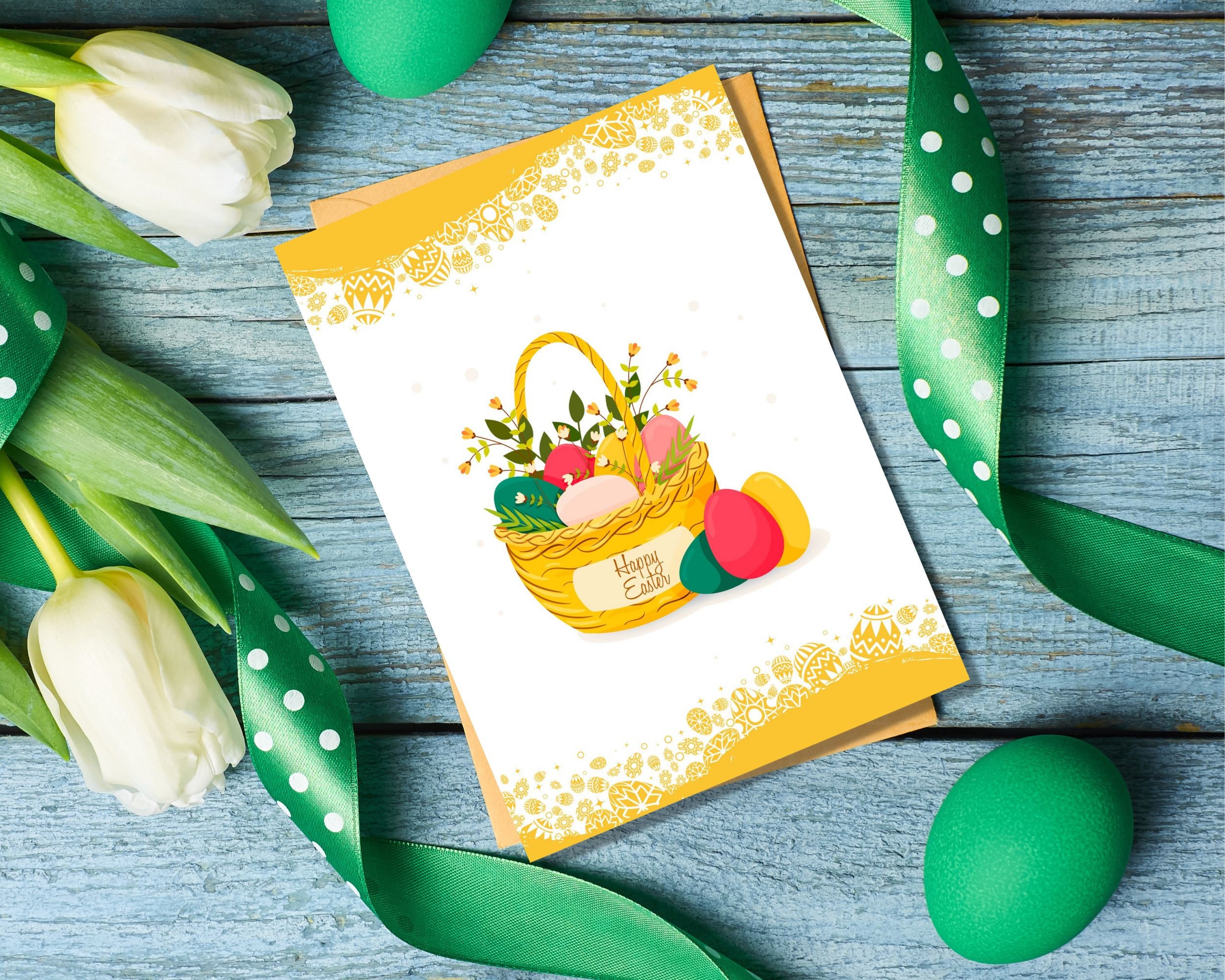 Printable Easter Card, Printable Card, Digital Download, Digital Easter ...