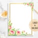 Floral Stationery: Printable Rose Letter Paper (digital Download) - Etsy