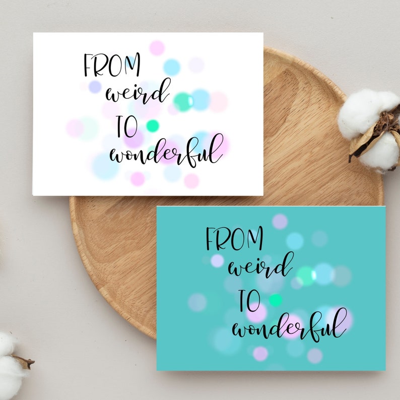 Printable Encouragement Postcards, Postcard Set, Friendship Postcards ...
