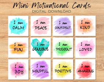 Encouragement and Inspiration Cards, Mini Mantra Cards, Affirmations ...