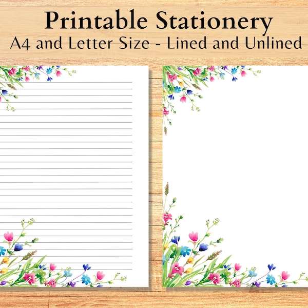 Pretty Writing Paper - Etsy