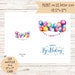 Printable Balloon Birthday Card Set (digital Download) - Etsy