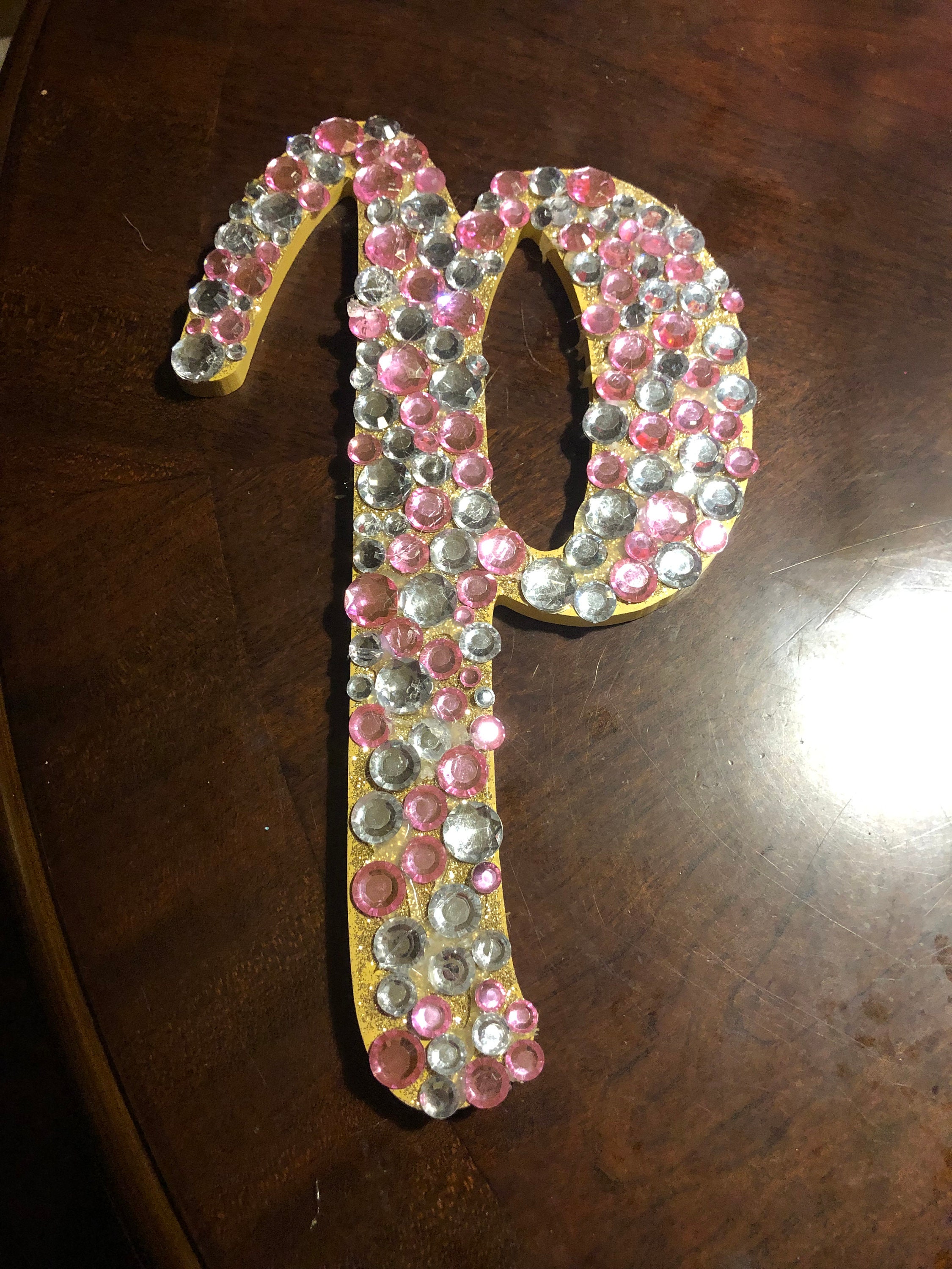 Jeweled Letters - Etsy