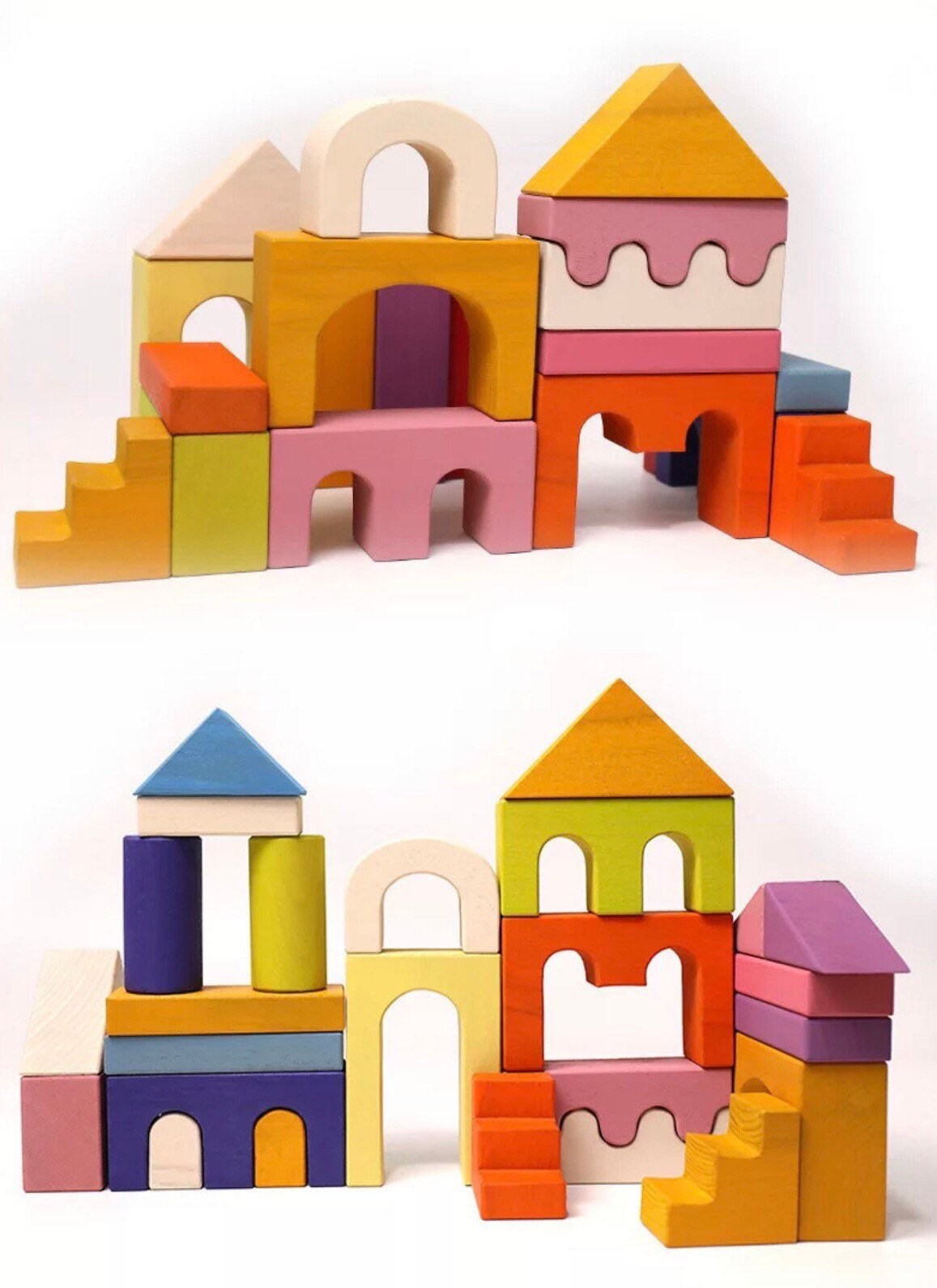 XL Castle Building Set 64 Piece Great Block Set Castle - Etsy