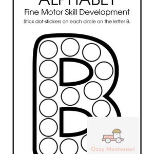 Alphabet Fine Motor Skill Development - Alphabet Dot Marker Pages ...