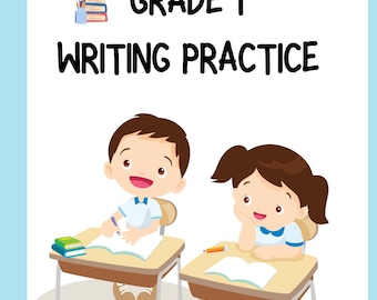 Grade 1 Writing Practice English Packet, First Grade Writing Practice ...