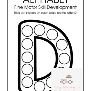 Alphabet Fine Motor Skill Development - Alphabet Dot Marker Pages ...