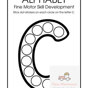 Alphabet Fine Motor Skill Development - Alphabet Dot Marker Pages ...