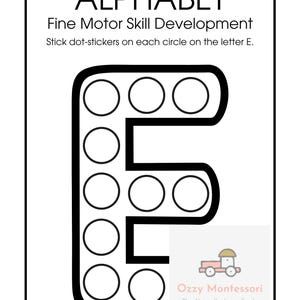 Alphabet Fine Motor Skill Development - Alphabet Dot Marker Pages ...