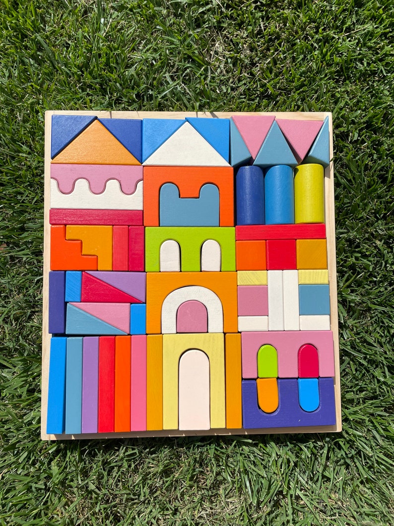 XL Castle Building Set 64 Piece Great Block Set Castle - Etsy