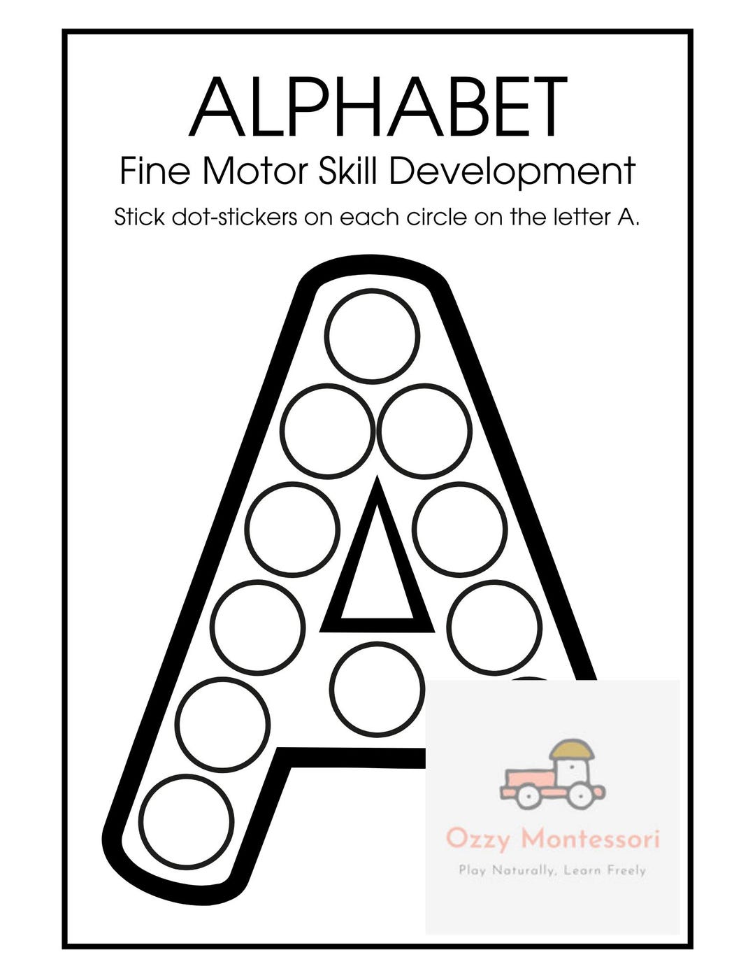 Alphabet Fine Motor Skill Development - Alphabet Dot Marker Pages ...