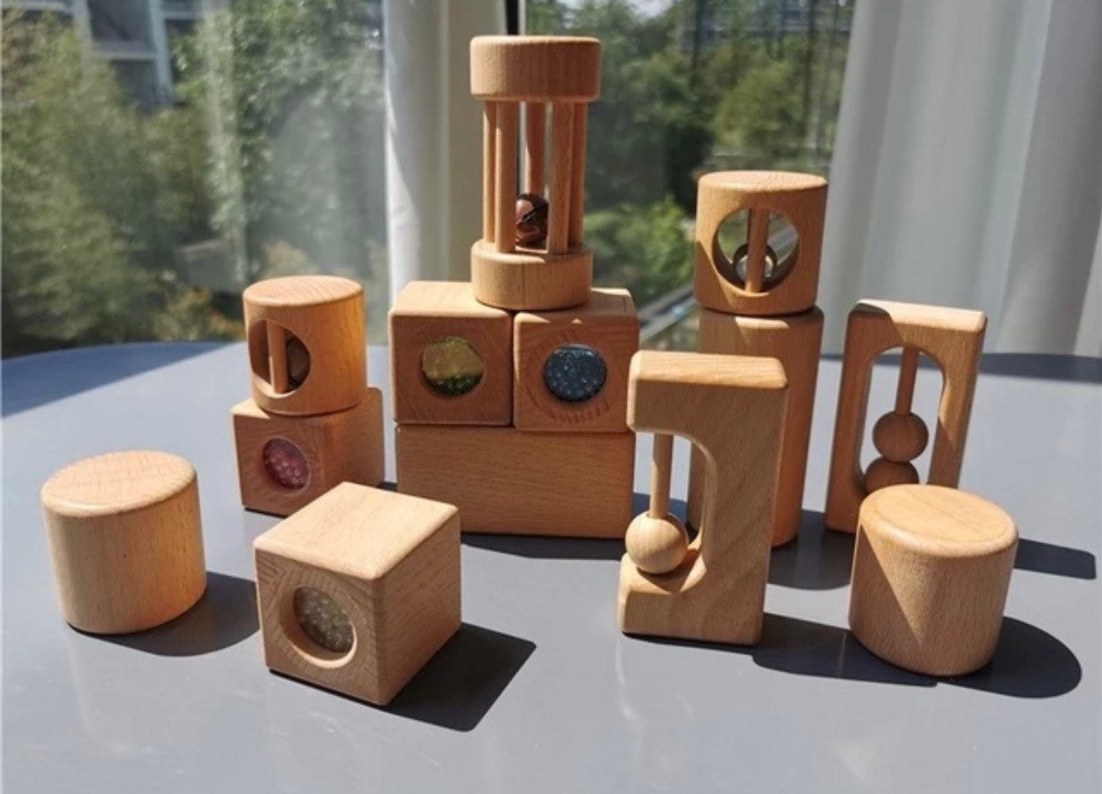PERSONALIZED Early Learning Educational Wooden Toy Hands Brain Training ...